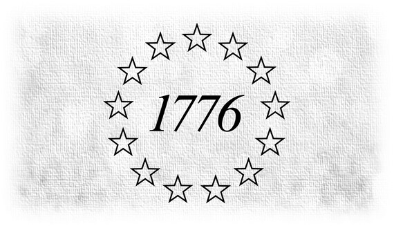 Shape Clipart: Patriotic 1776 Independence Day Date Year - Etsy