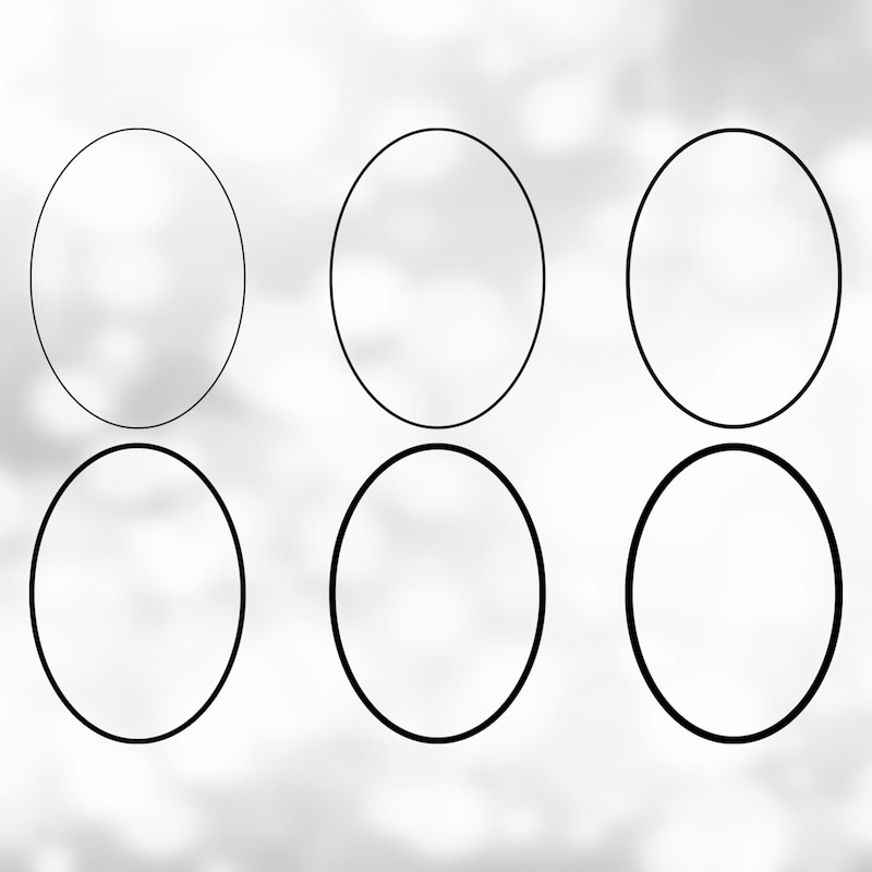 Oval Frame Svg - Etsy