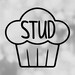Word Clipart: Cute Funny Cartoon Muffin W/ stud - Etsy