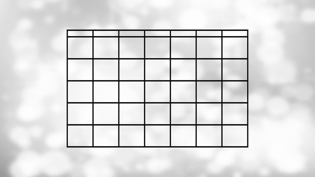 Shape Clipart: Large Black Easy to Use Blank Calendar Form Image for ...