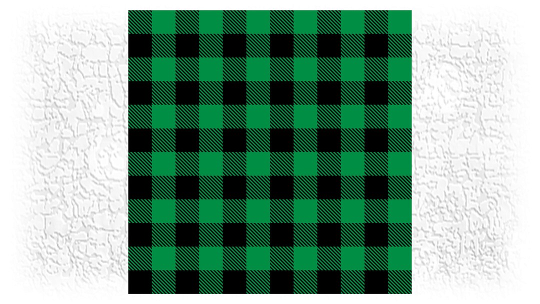 Shape Clipart: Black / Green Buffalo Plaid Checks Pattern Background ...