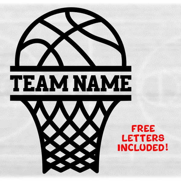 Name Basketball Letters - Etsy