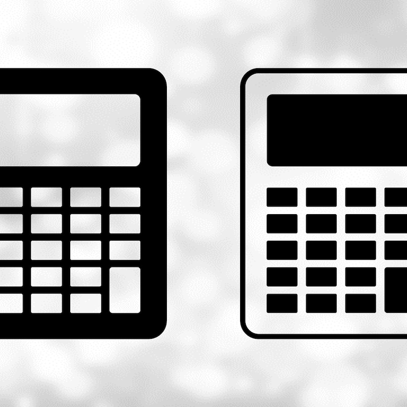 Calculator Svg - Etsy