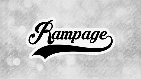 Sports Clipart: rampage Team Name in Baseball Type | Etsy
