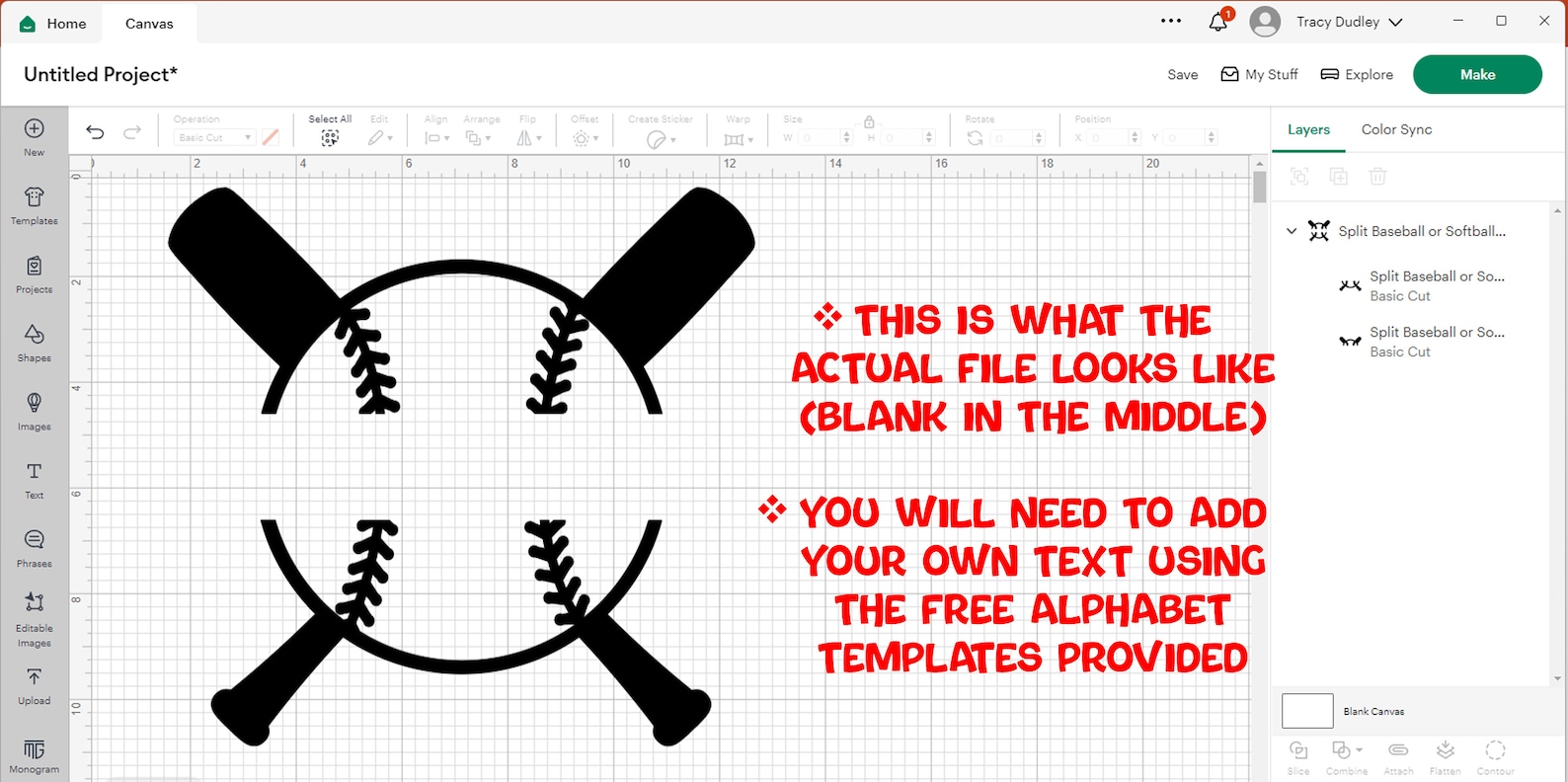 Sports Clipart: Black Outline of Baseball or Softball With Crossed Bats ...