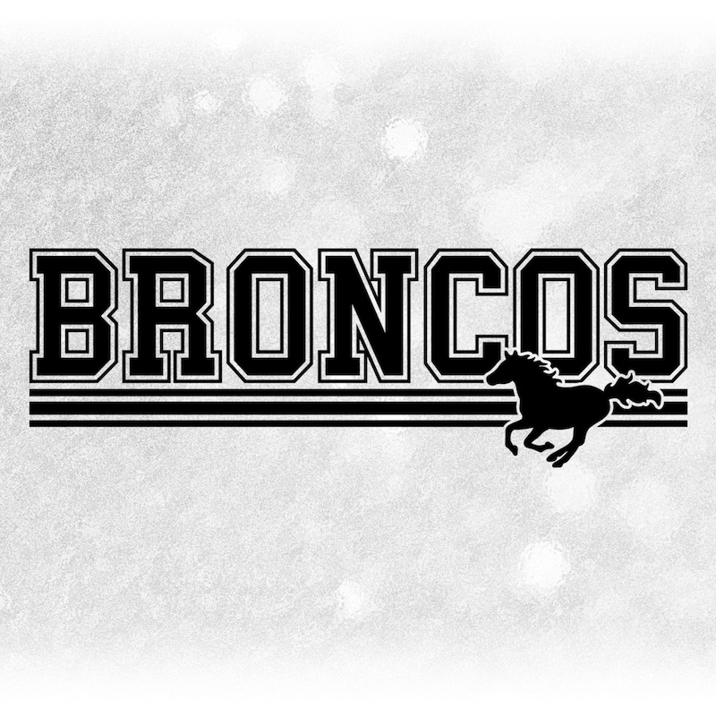 Denver Broncos Clipart - Etsy