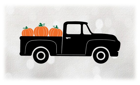 Car / Automotive Clipart: Old Fashioned Black 1950s Style Farm - Etsy