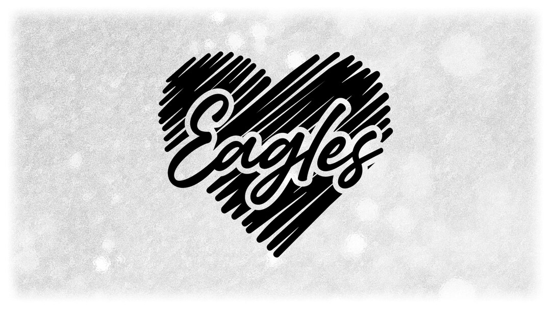 Sports Clipart: Black Script "eagles" Team Mascot Name Cutout of ...