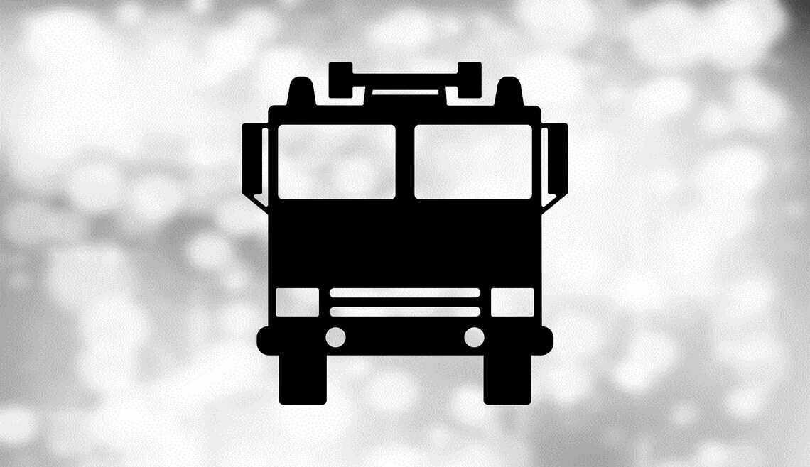 Shape Clipart: Simple Easy Fire Engine or Fire Truck Emergency | Etsy
