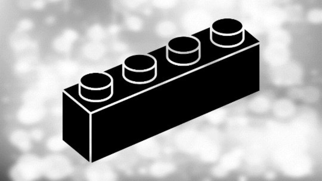 Entertainment Clipart: Basic Black 1x4 Plastic Building Block or Toy ...