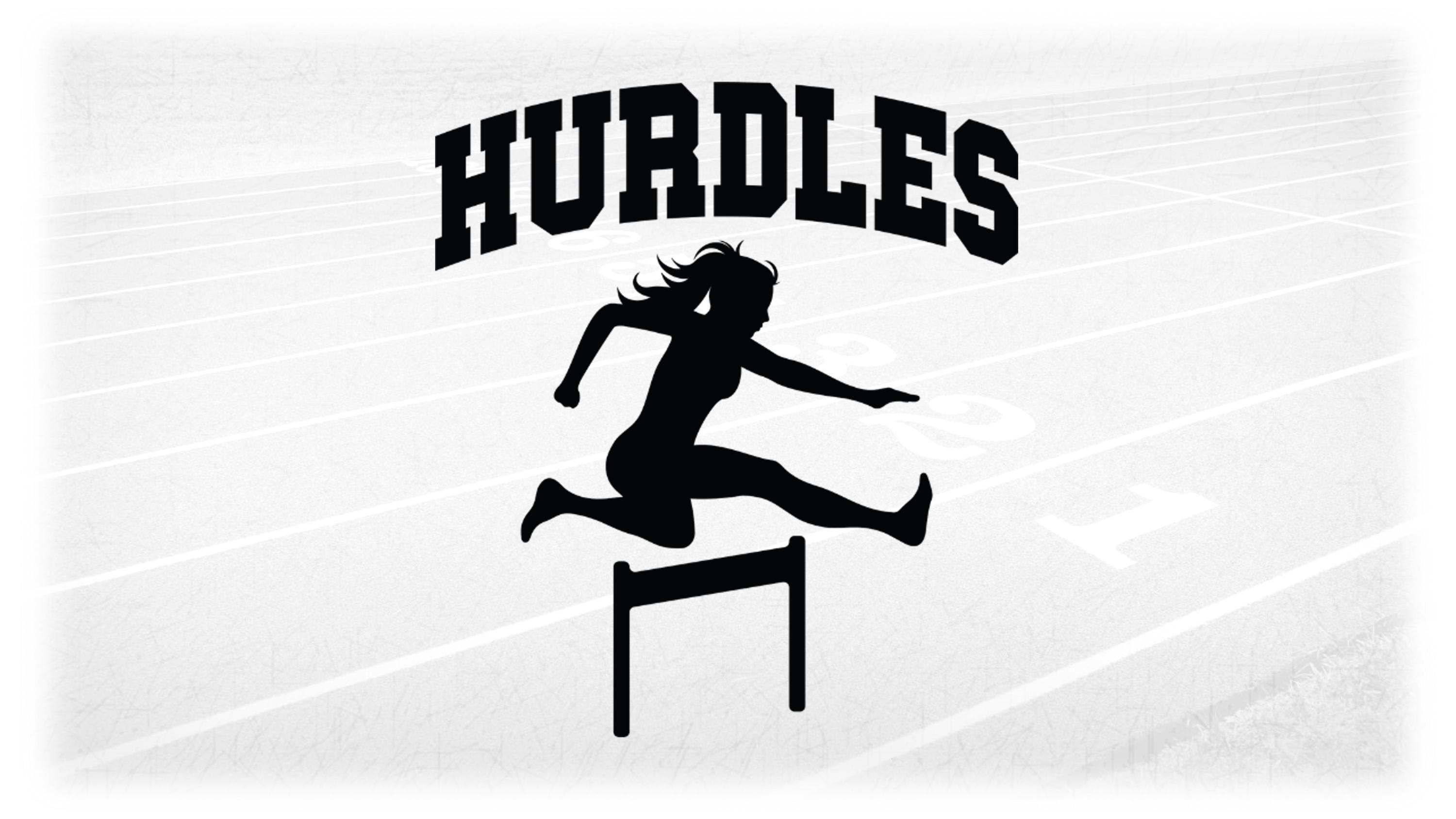 Hurdler Silhouette