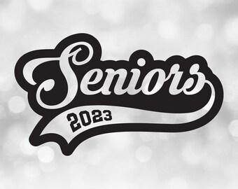 Seniors script svg - Etsy Nederland