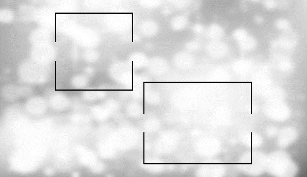 Shape Clipart: Simple Black Split Frame thin Outlines or Borders in ...