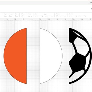 Sports Clipart: Split Name Frame Half Sports Balls W/ Black/orange ...