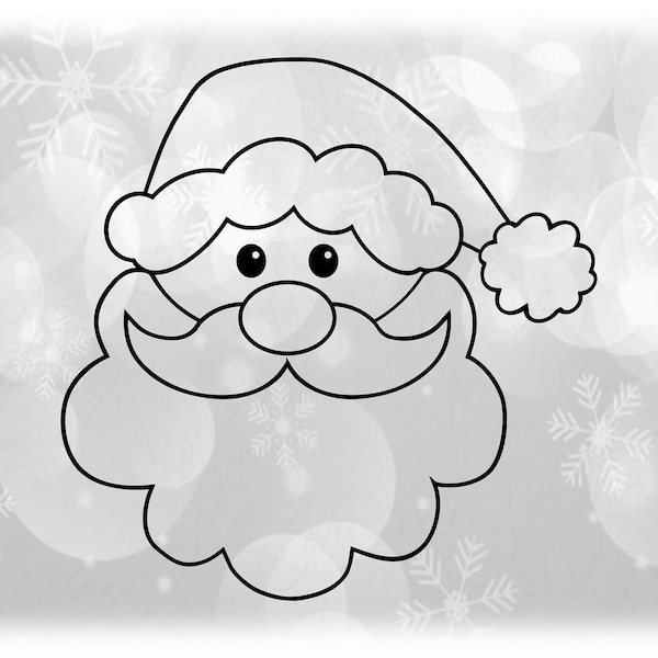 Bigote de santa claus - Etsy España