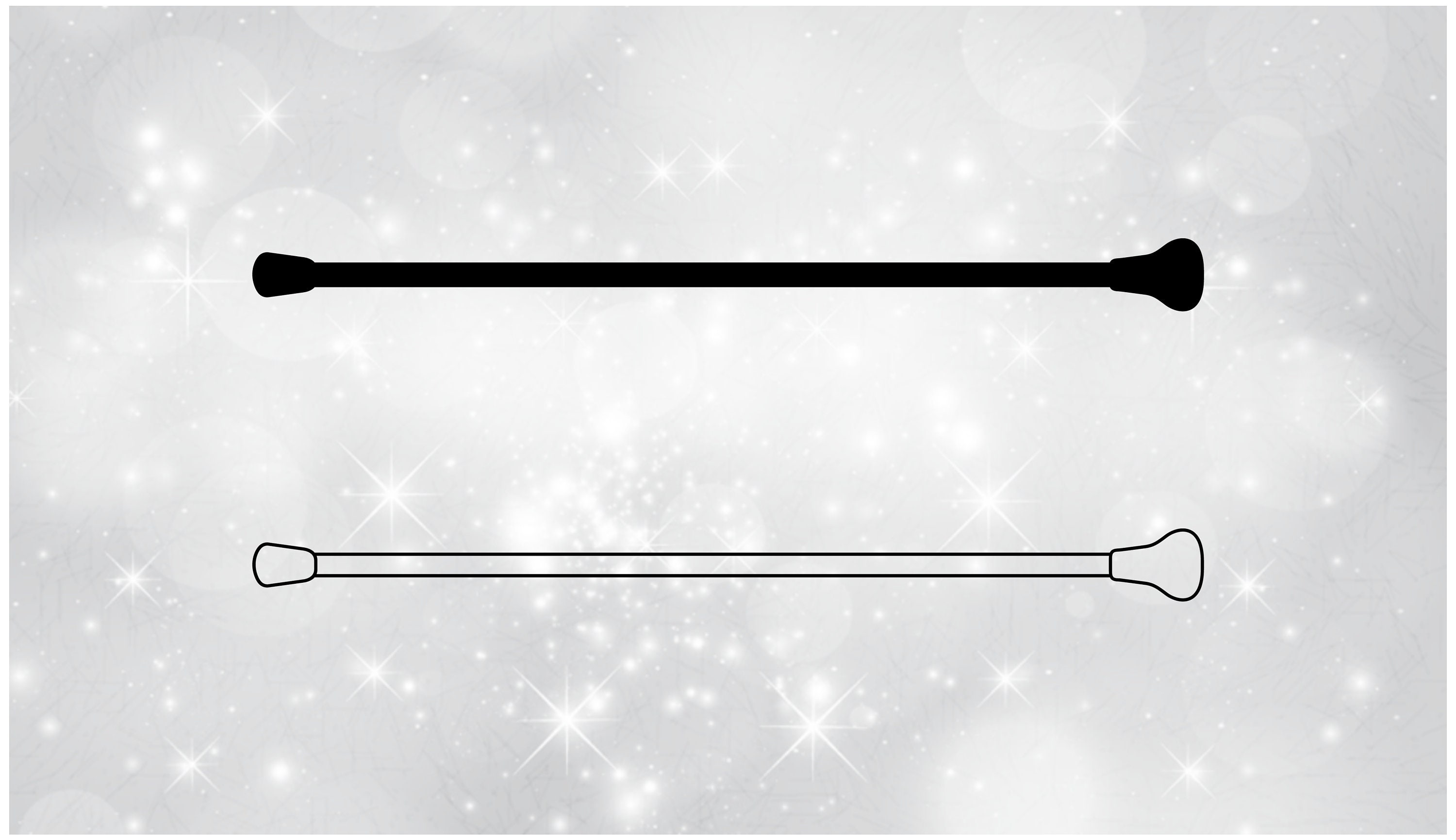 Twirling Batons Clipart