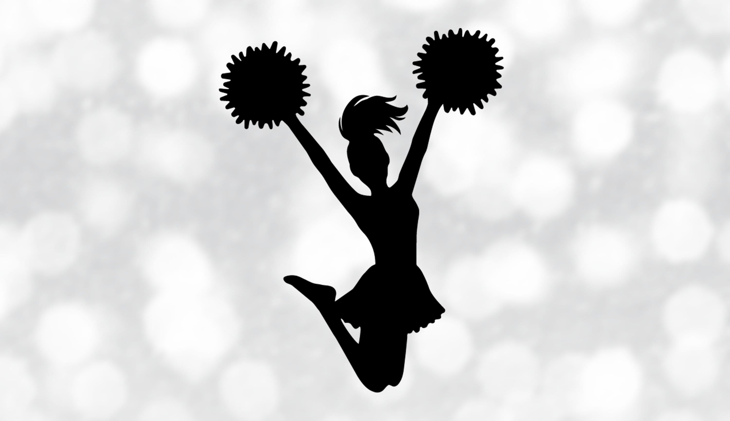 Cheerleader Nadel Silhouette