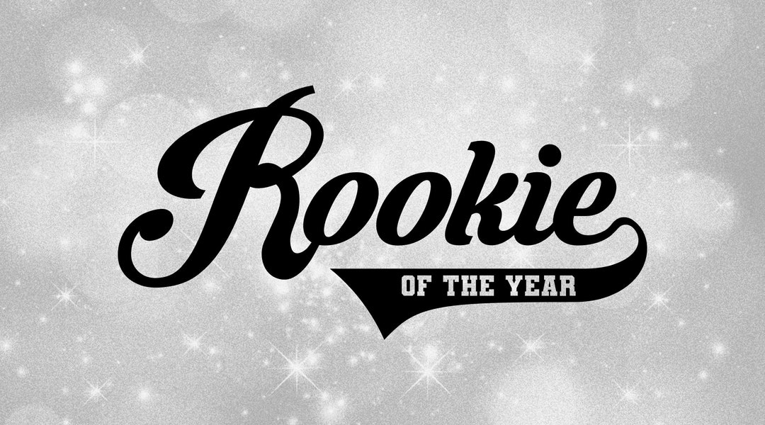 Sports Clipart: Baseball Style Swoosh Word "rookie" With "of the Year ...