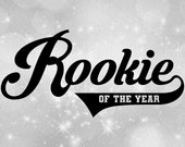 Sports Clipart: Baseball Style Swoosh Word rookie - Etsy