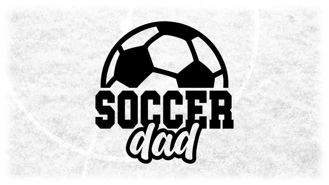 Sports Clipart: Black Half Soccer Ball With Word "soccer" in College ...