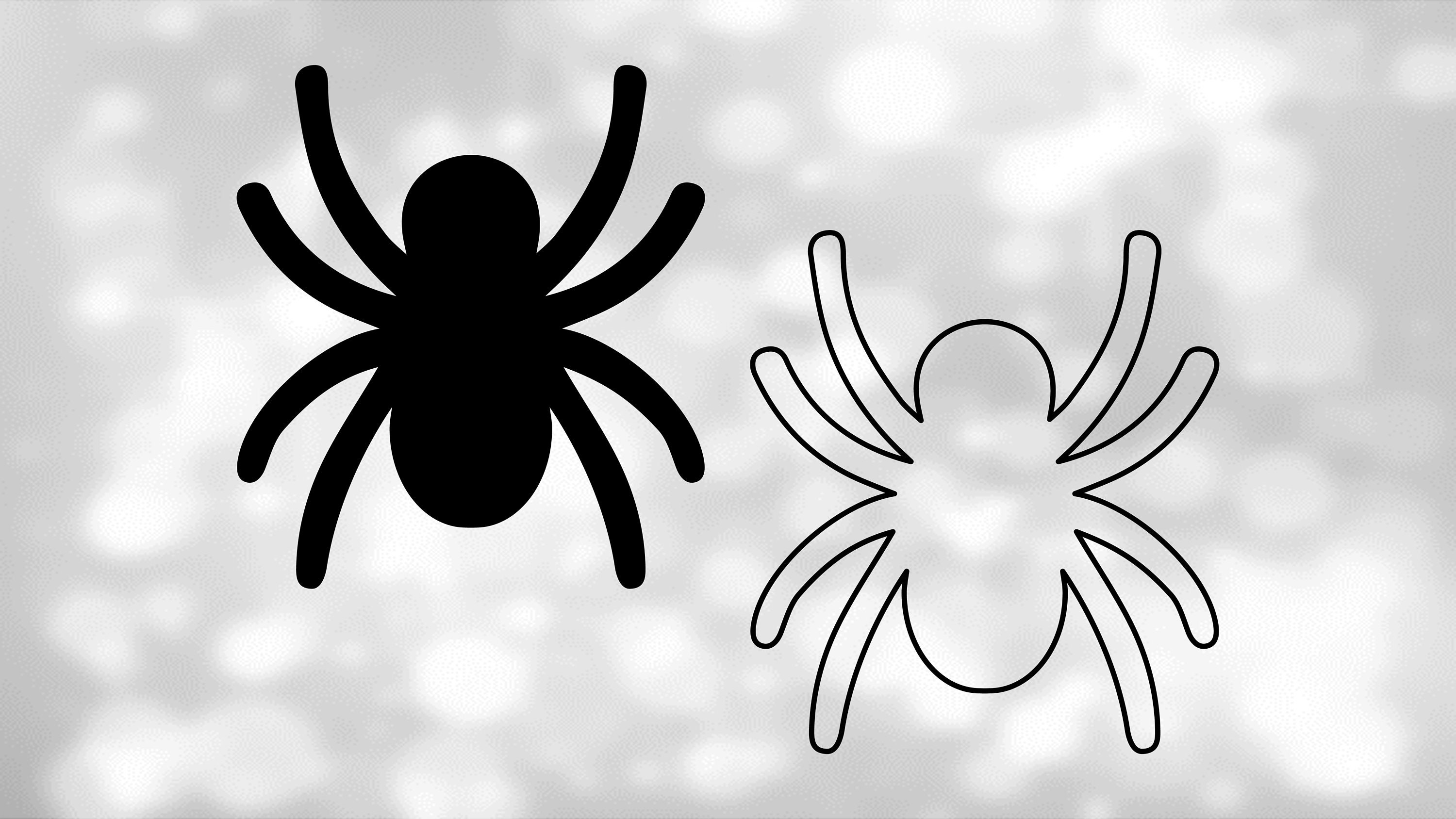 Spider Outline Clip Art