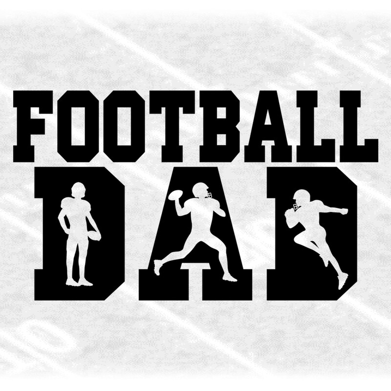 Throwing Football Svg - Etsy