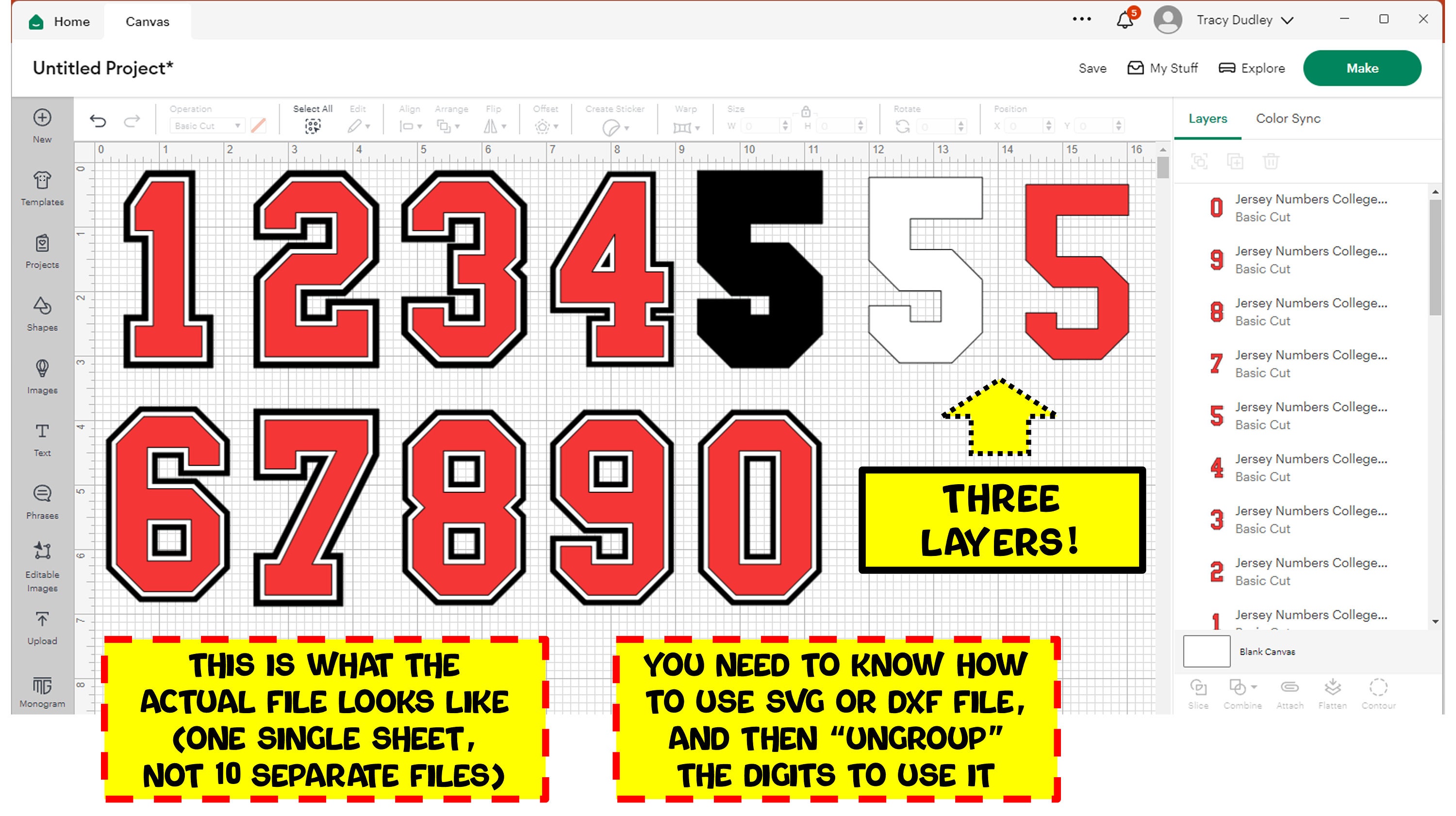 Sports Clipart: Jersey Number Templates Grouped on Single Sheet - Red ...