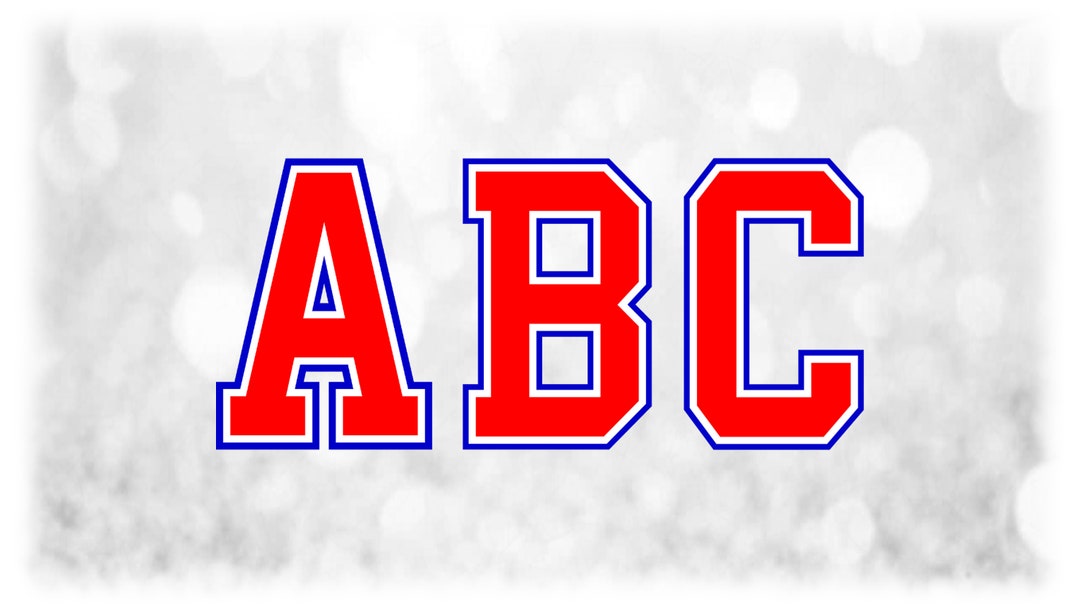 Sports Clipart: Alphabet Letter Templates Grouped on Single Sheet ...