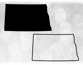 North Dakota Svg - Etsy