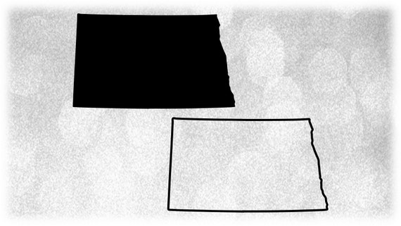 Geography Clipart: Solid Silhouette and Simple Thick Outline - Etsy