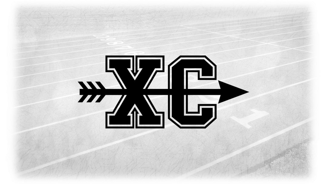 Sports Clipart: Thick Bold Black Letters "xc" Standing for Cross ...