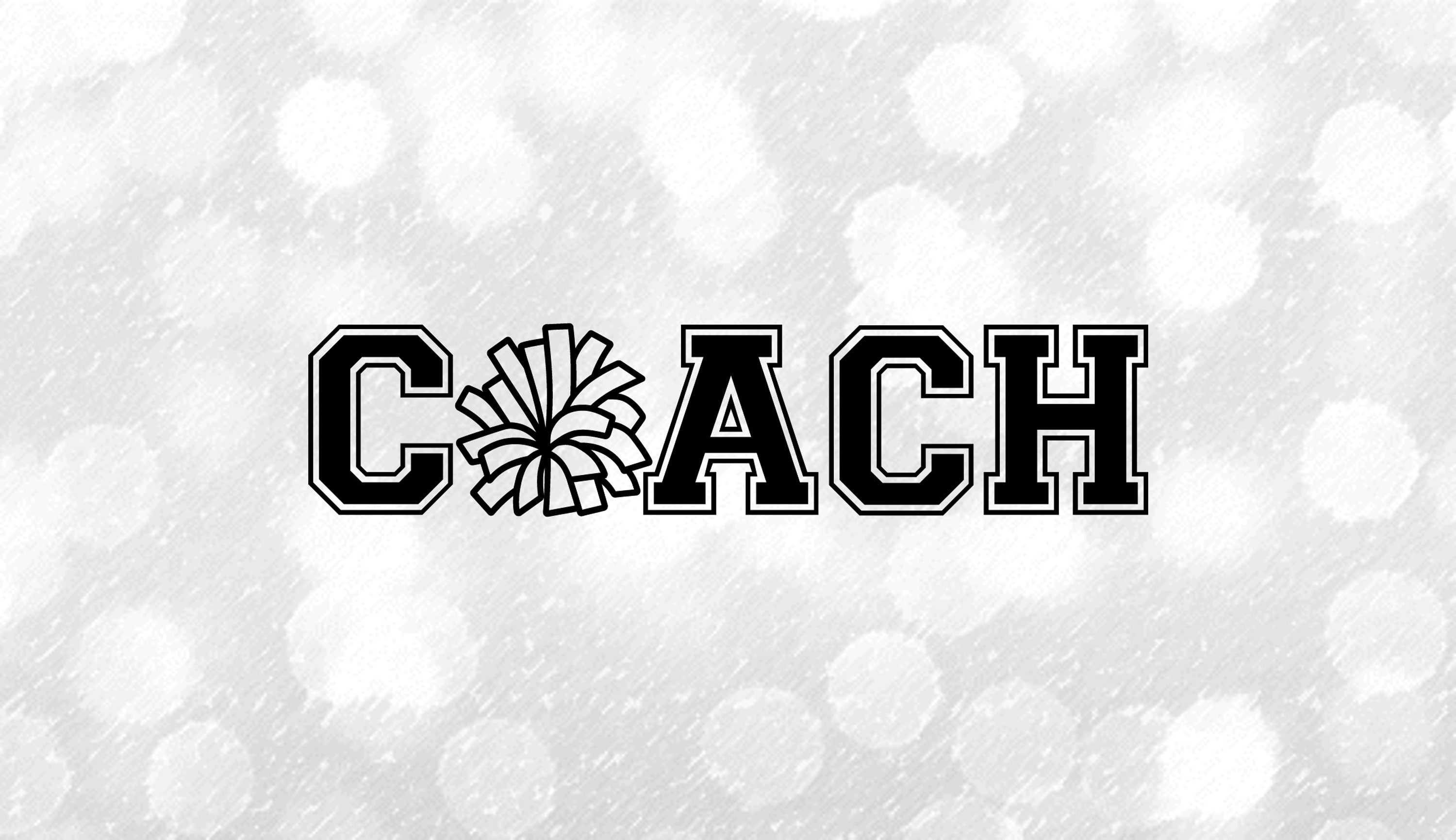 Black Coach Logo Pattern