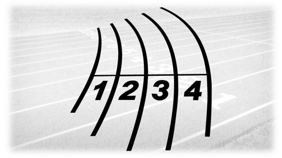 Kangaroo Tracks Clipart