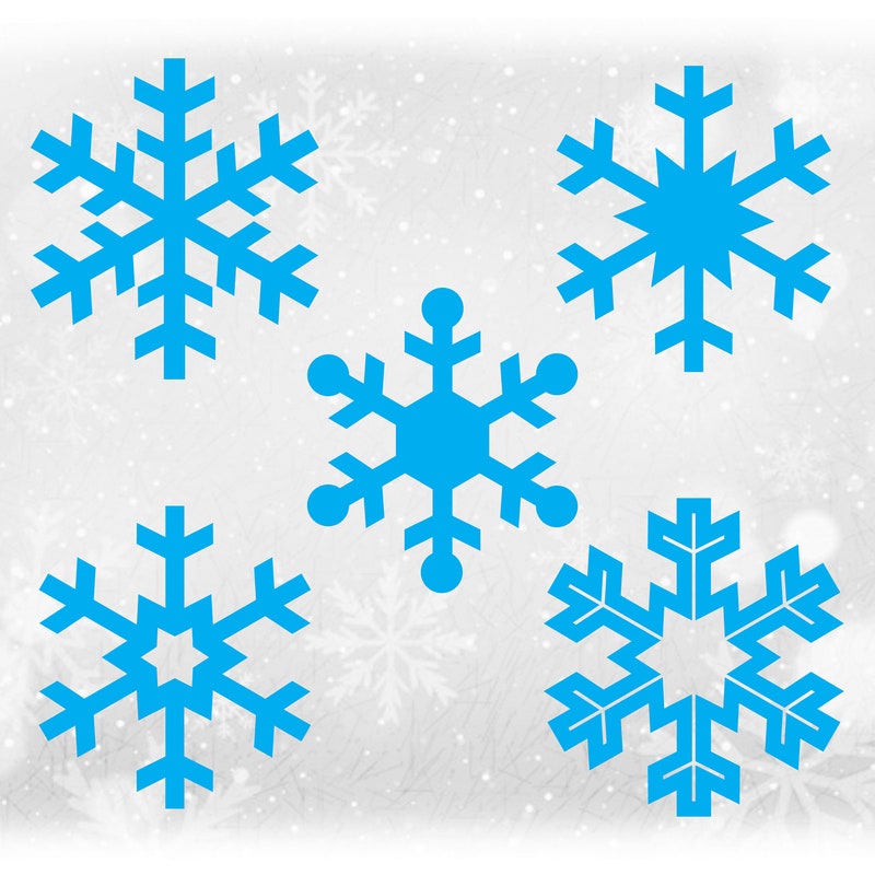 Light Blue Snowflake - Etsy