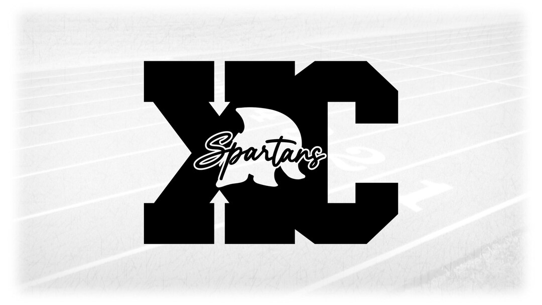 Sports Clipart: Black Varsity Letters "xc" for Cross Country With ...