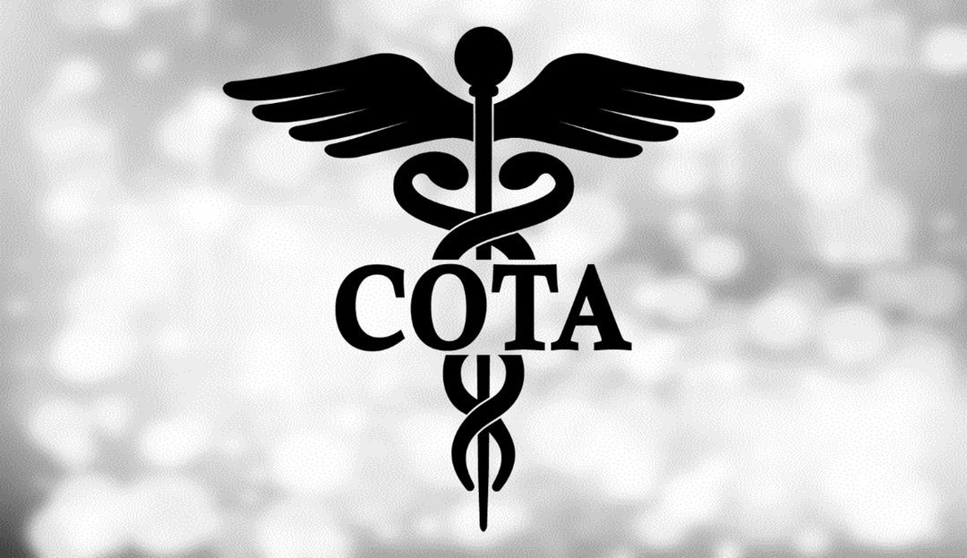 Medical Clipart: Black Medical Caduceus Symbol With COTA for Certified ...