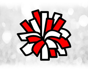Red White Cheer Svg - Etsy