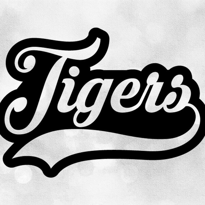 Tiger Font Svg - Etsy