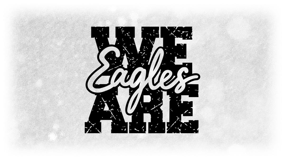 Sports Clipart: Black Bold Distressed Block Words "we Are" With Cutout ...