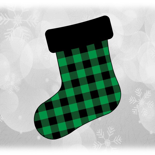 Stocking Outline Svg - Etsy