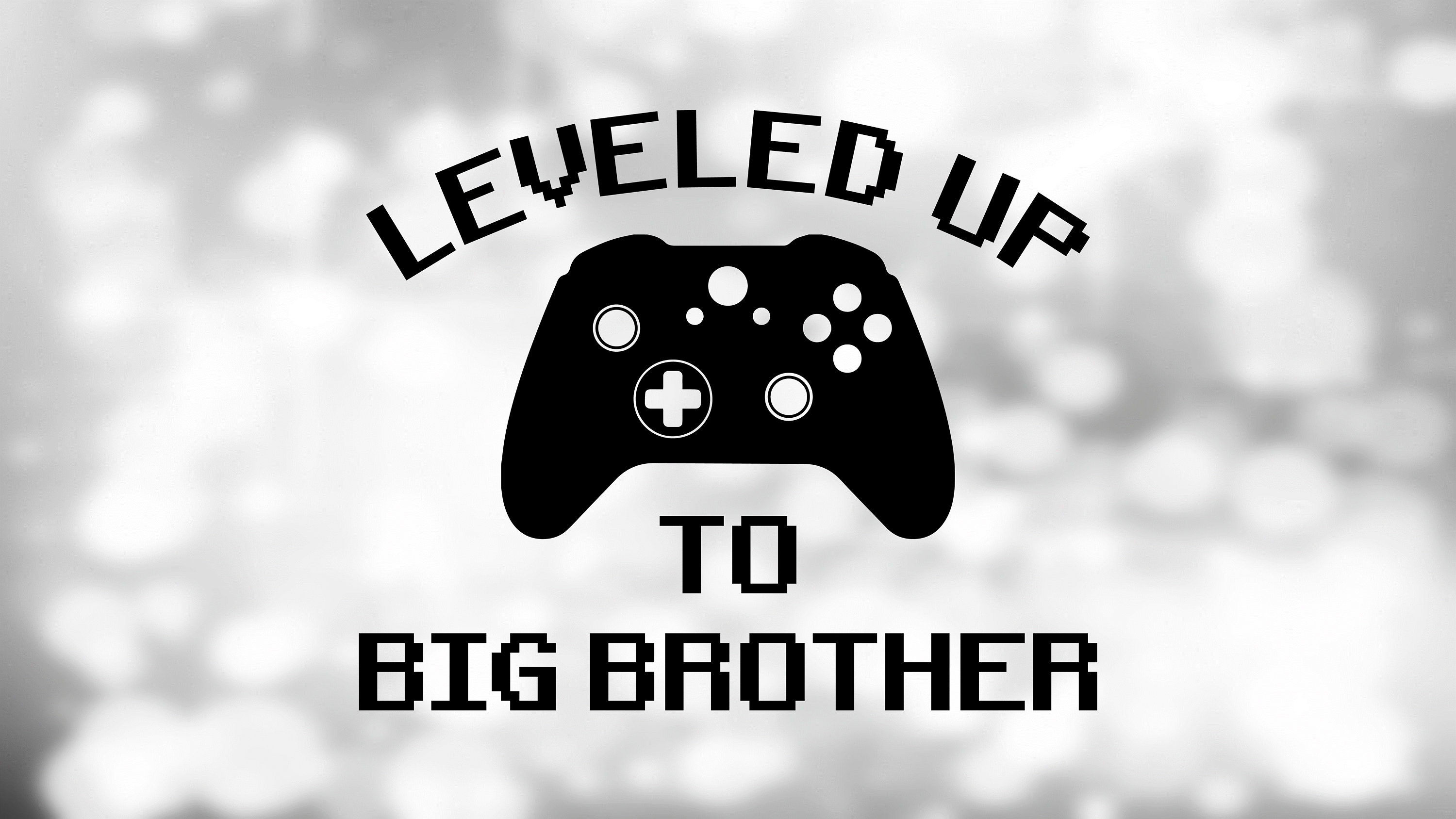 Games Clipart: Black Video Game Control With Tech Words "leveled up to ...