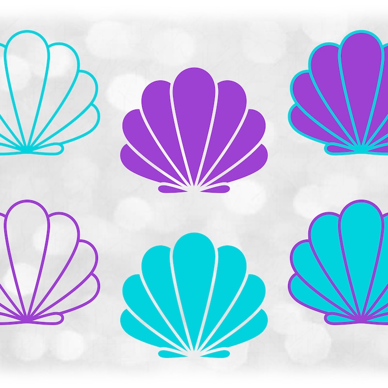 Mermaid Clam Shell Png - Etsy