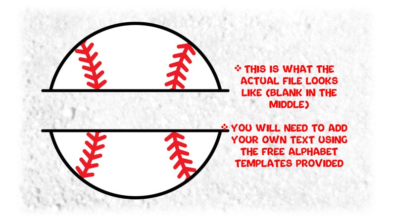 Sports Clipart: Layered Black White and Red Split Baseball - Etsy