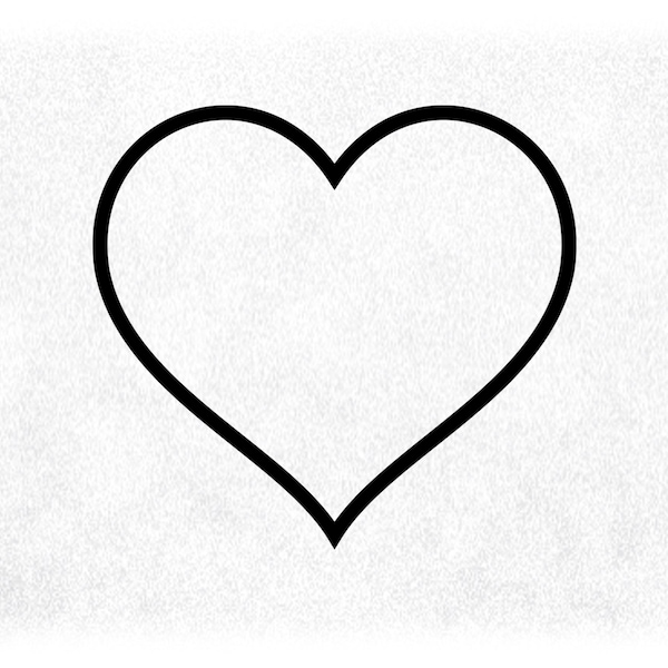 Large Printable Hearts - Etsy