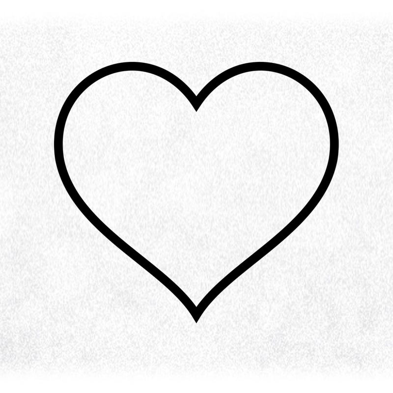 Large Printable Hearts - Etsy