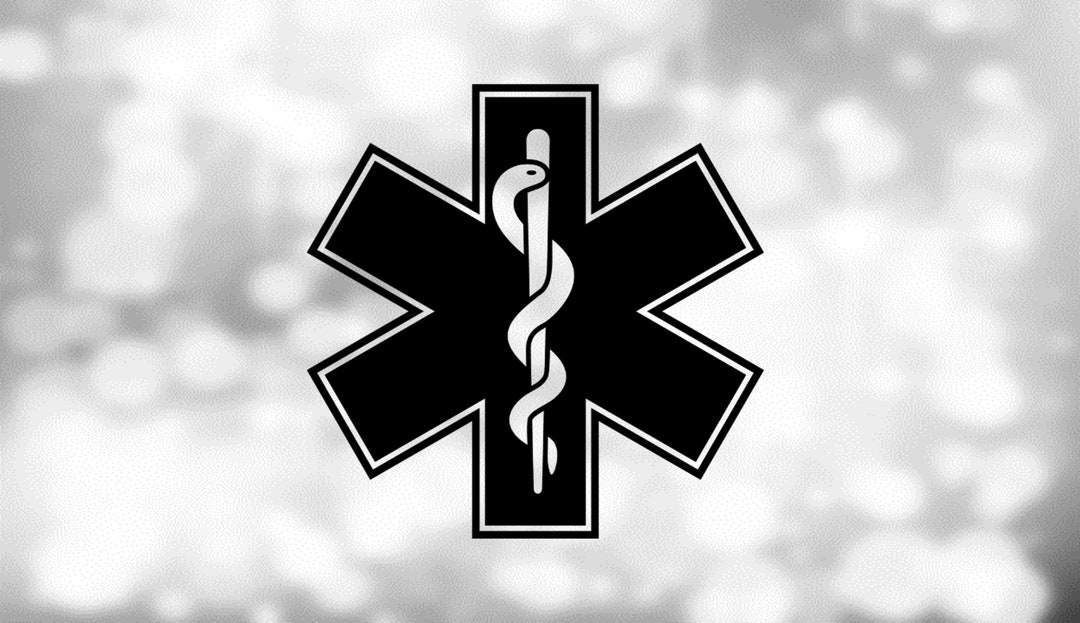 Medical Clipart: Black Star of Life Symbol With Snake on Staff (rod of ...