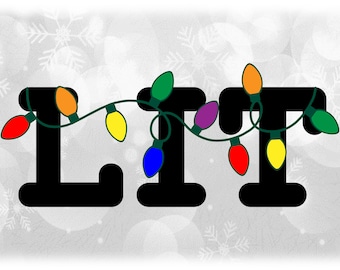 Christmas Light Svg | Etsy