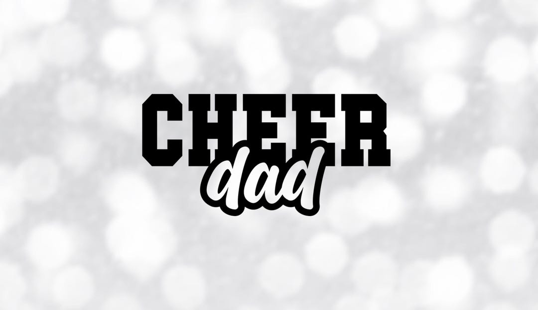 Sports Clipart: Black Bold Word "cheer" in College Varsity Style and ...