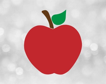 Apple Leaf and Stem | Etsy