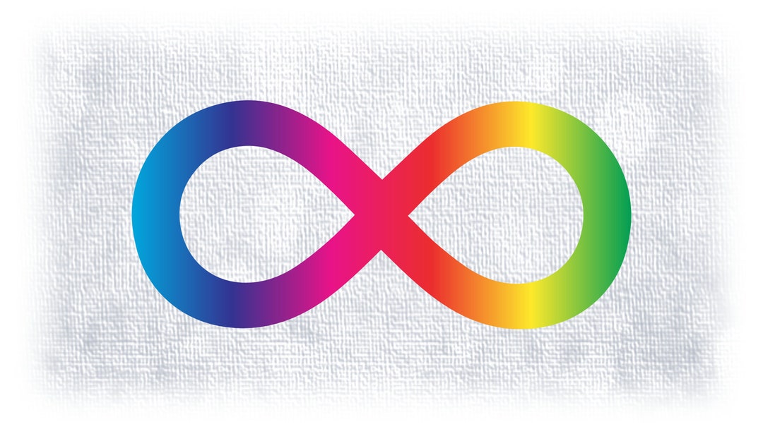Shape Clipart: Rainbow Prism Ombre Fade Infinity Symbol / Lemniscate ...